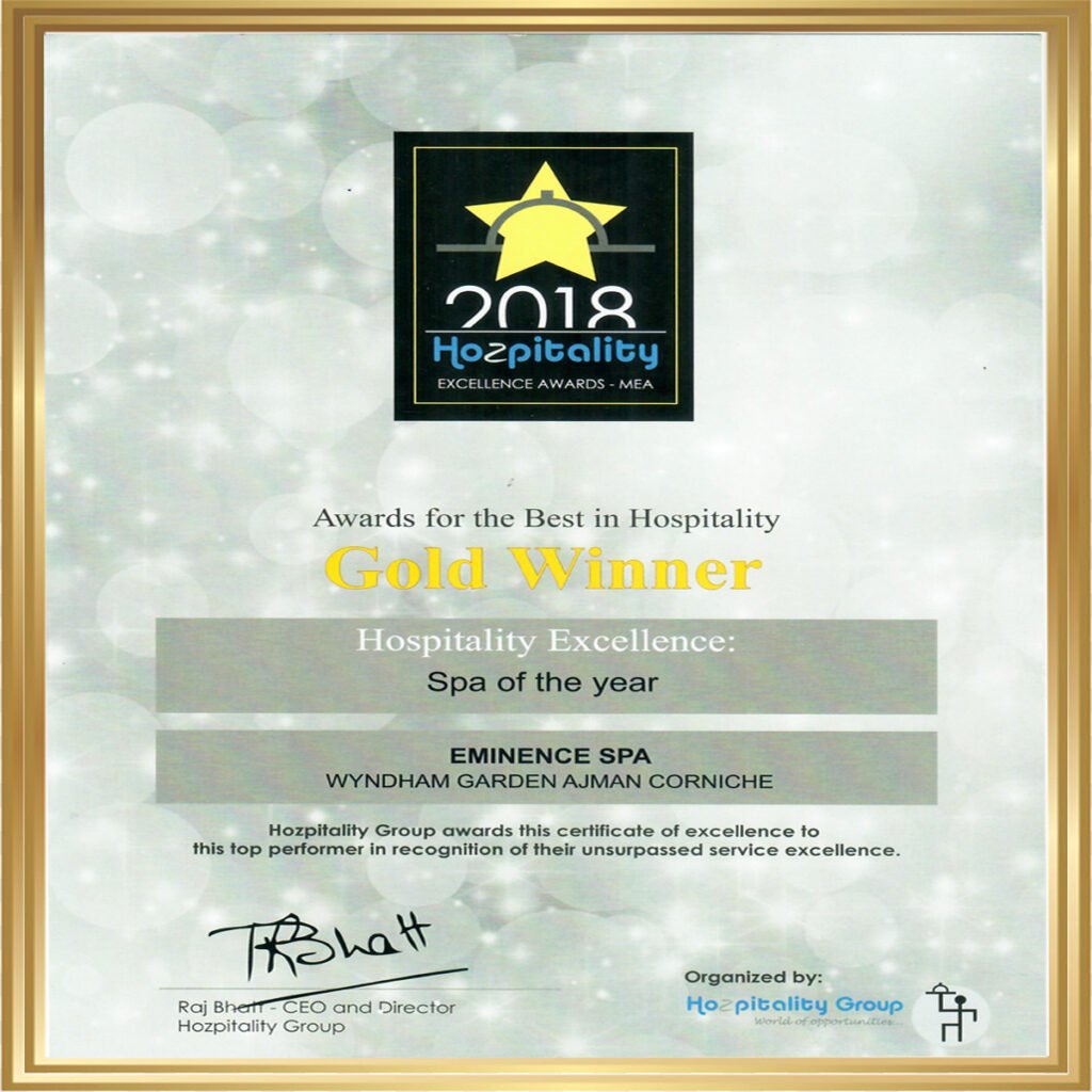 Award winning spa | Luxury spa | Spa & Massage Ajman